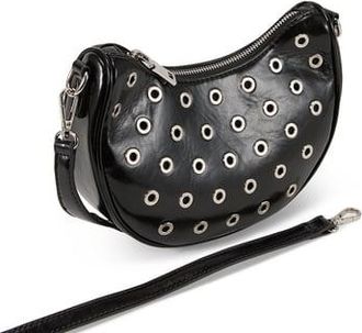 Au Printemps Paris Sac &agrave; bandouli&egrave;re avec oeillets