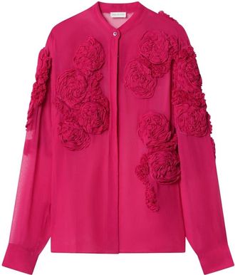 Dries Van Noten Femme, Blouses et Chemises, Rose, Taille: 42 FR Chowsa Shirt