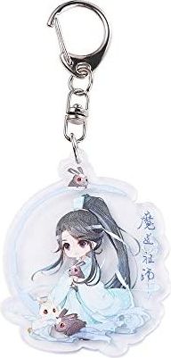Generic Porte-cl&eacute;s Dao Zu Shi Anime Wei Wuxian Lan Wangji double face en acrylique, porte-cl&eacute;s de personnage, accessoire de cosplay mignon de dessin anim&eacute; - 8