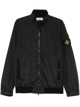 Stone Island veste matelass&eacute;e &agrave; patch Compass - Noir
