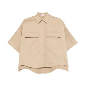 Brunello Cucinelli Damen, Blusen & Hemden, Gelb, LGr&ouml;&szlig;e