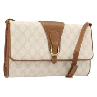 Gucci Sac port&eacute; &eacute;paule doccasion - Femme - Pre-owned - Beige - Taille: ONE Size