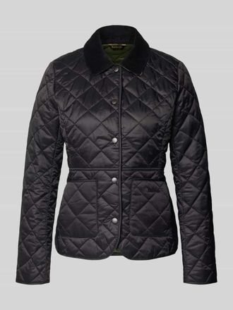 Barbour Steppjacke mit Cordkragen Modell Deveron