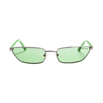 Guess Rechteckige Metall Sonnenbrille - - Accessories - Damen - Gr&uuml;n - ONE SIZE