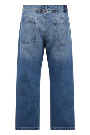 Maison Margiela Medium-Blue Cotton Straight-Leg Jeans - Blue