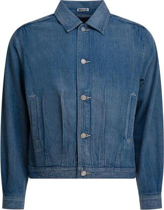 Auralee Homme, Vestes, Bleu, Taille: L Veste en velours bleu clair Regular Fit