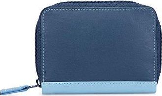 Mywalit portefeuille femme en cuir - mywalit - zip around fan C/C holder - 328-127 - royal