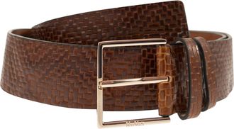 Max Mara Ceinture en cuir tress&eacute; Maxmara Mxatrine