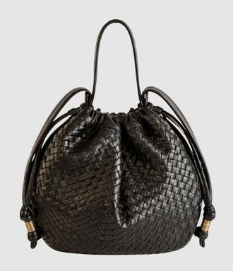 Sista Paris Sac Moon Cuir Black