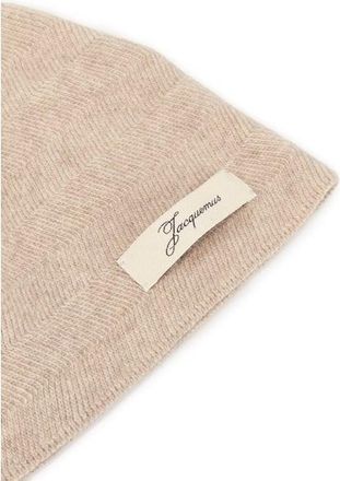 Jacquemus Bonnet chevron en laine vierge et cachemire