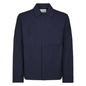 Cellar Door Homme, Vestes, Bleu, Taille: L Veste &agrave; Capuche