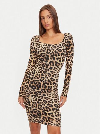 Guess Kleid für den Alltag 4BGK12 6264A Braun Slim Fit