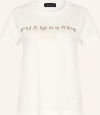 Monari Monari T-Shirt Mit Schmucksteinen weiss