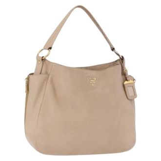 Prada Sac &agrave; main vintage Pre-owned - Femme - Pre-owned - Beige - Taille: ONE Size