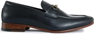 V.Gan Herren vegan Loafer Cappuccino Schwarz