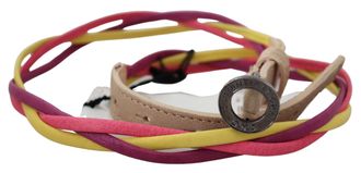 Costume National Twisted Multicolor Leather Belt - Multicolor