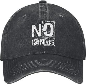 Generic Casquette dHomme, Casquette de Baseball No Kings Sun, Casquette de Routier Design Unisex-Teens, Casquette de Camionneur Vintage d&eacute;t&eacute; Kpop Rock Pare-So