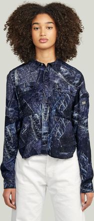 G-Star Print Shirt - Mehrfarbig - Damen