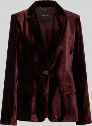 Marc Cain Regular Fit Longblazer mit Samtstruktur