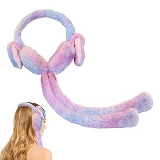 Generic Cache-oreilles en fourrure | Fournitures de r&eacute;chauffement pour oreilles de lapin par temps froid, chauffe-oreilles coupe-vent - pour filles, petites a