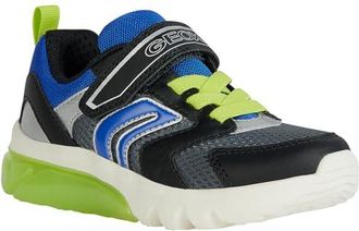 Geox J Ciberdron Boy C, Baskets pour gar&ccedil;on, Gris fonc&eacute; Royal, 11.5 UK Child