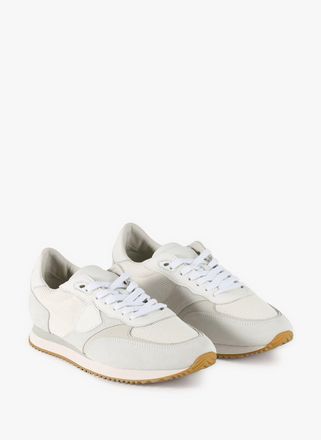 Philippe Model Baskets Blville en cuir et coton