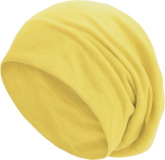 style3 Slouch Beanie aus atmungsaktivem, feinem und leichten Jersey Unisex M&uuml;tze Haube Bini Einheitsgr&ouml;&szlig;e