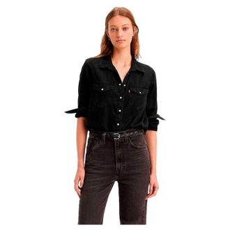 Levi's Levis Womens Iconic Western Blacks, Dark Ages, X-Small