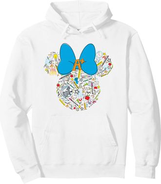 Disney Minnie Mouse Icon First 100 Days of School 100th Day Pullover Hoodie