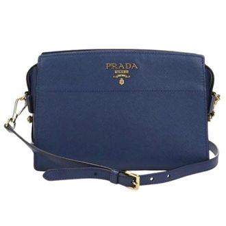 Prada Sac bandouli&egrave;re vintage Pre-owned - Femme - Pre-owned - Bleu - Taille: ONE Size