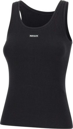 Rotate Rotate Birger Christensen, Femme, Tops, Noir, Taille: 36 FR Débardeur Basique