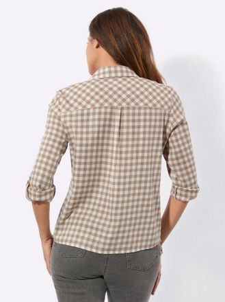 Witt Klassische Bluse Karo-Flanellbluse Langarm