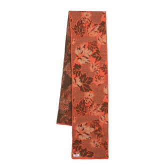 ERL Rundhalsiger Jacquard-Strickschal - - Accessories - Herren - Orange - ONE SIZE