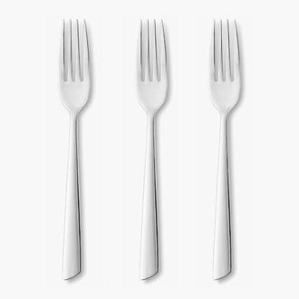 Arcos Serie Toscana - Tischgabel Tafelgabel Set (3 Gabel) - Monoblock aus einem St&uuml;ck Edelstahl 18/10 und 200 mm Farbe Silber