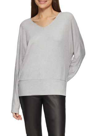 s.Oliver Langarmshirt mit Fledermausärmeln und breitem Bund