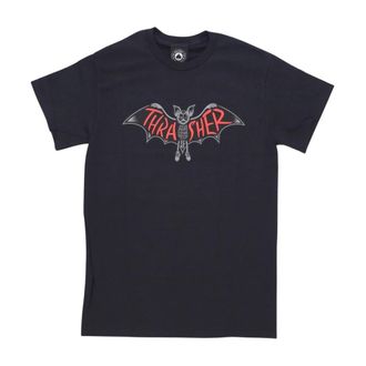 Thrasher Bat Tee - - Tops - Herren - Schwarzk - S