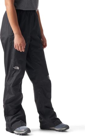 The North Face Resolve Wanderhose Damen - Regular Fit - wasserdichte Trekkinghose, Schwarz, XL