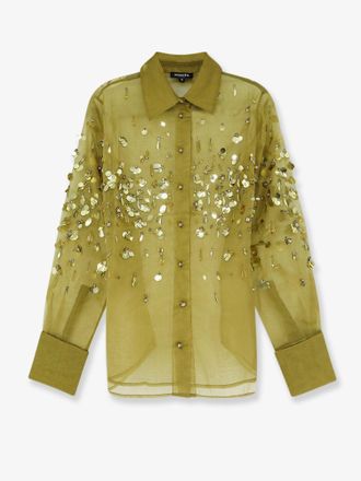 Retrof&ecirc;te Voile shirt with sequins and rhinestones - RETROFETE - gender_Woman