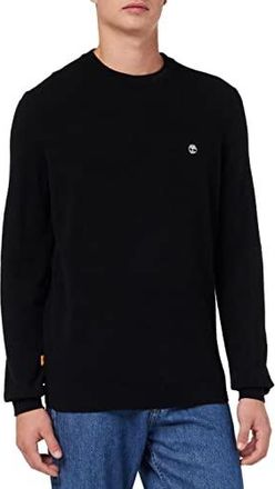 Timberland COHAS Brook Merino Crew Sweater Black Chandail, Small Homme