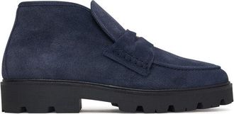 Tommy Hilfiger Stiefeletten Th Enamel Charm Loafer Boot FW0FW09680 Dunkelblau