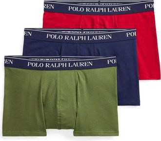 Ralph Lauren 3er Pack Boxer Trunks mit Stretchanteil in