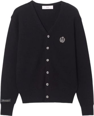 Dunst Homme, Pulls, Noir, Taille: XL Essential Logo Knit Cardigan