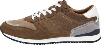 Lloyd Herren Halbschuhe Elmore, Männer Low-Top Sneaker, lose Einlage,Turnschuhe,Laufschuhe,schnürschuhe,schnürer, Wood/GHOBI/White, 45 EU / 10.5 UK