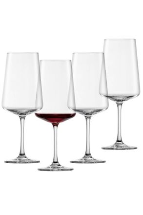 Schott Zwiesel Gl&auml;serset Miovino, Transparent, Glas, 4-teilig, 500 ml, 8.6x22.2 cm, Gr&uuml;ner Punkt, nachhaltig, Essen & Trinken, Gl&auml;ser, Gl&auml;ser-Sets