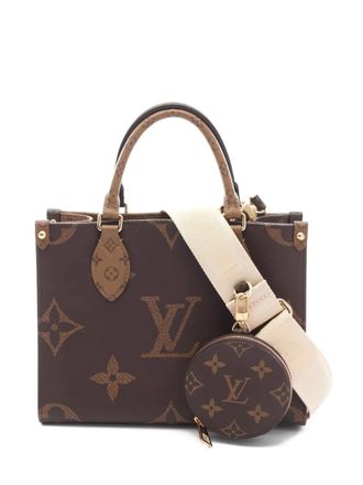 Louis Vuitton 2010 On-The-Go PM Tote Bag - Braun