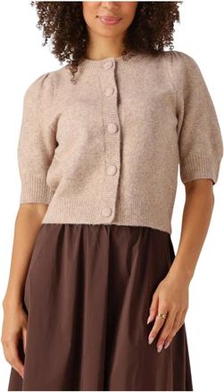 Notre-V Damen, Strickwaren, Beige, LGr&ouml;&szlig;e
