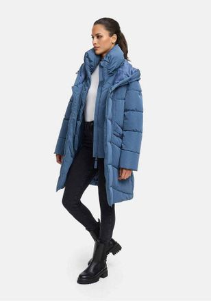 Marikoo Winterjacke Virenaa mit extra hohem Kragen und warmem Fleecefutter