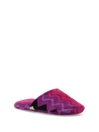 Missoni Unisex Giacomo Slippers Orange Cotton Extras