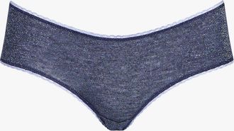 Momoni Culotte brillante bords en dentelle