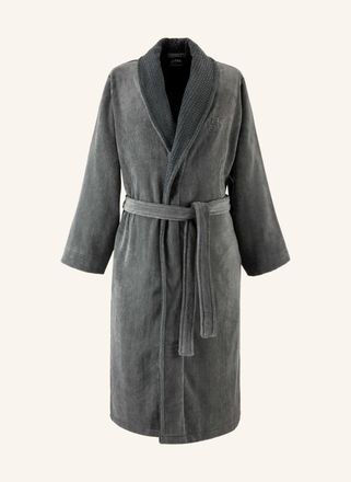 HUGO BOSS Bademantel Doubleb grau